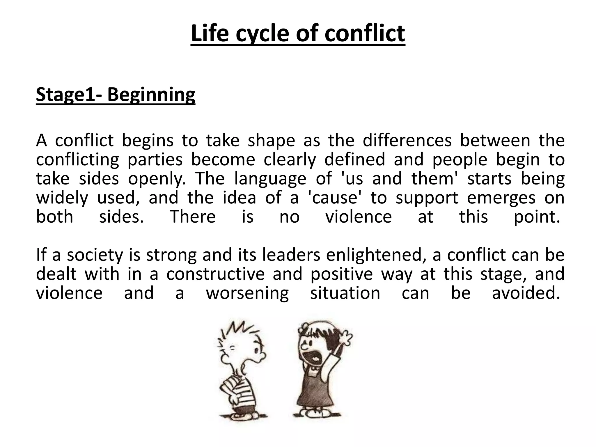 Conflict life cycle | PPTX