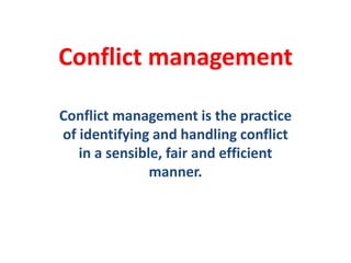 Conflict Management | PPT
