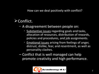 Conflict management | PPT