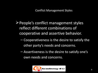 Conflict management | PPT