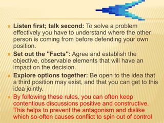 Conflict management | PPT