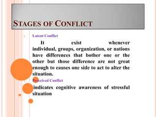 Conflict management | PPTX