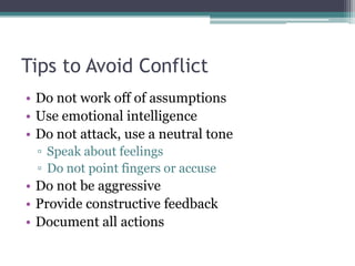Conflict management | PPT