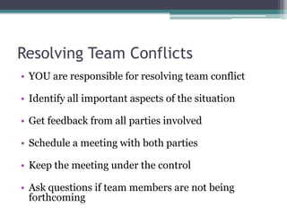Conflict management | PPT