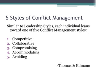 Conflict management | PPT