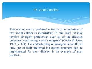 Conflict management | PPTX