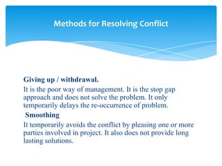 Conflict management | PPT