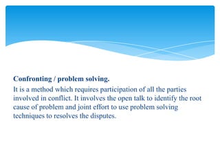 Conflict management | PPT