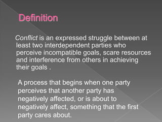 Conflict management | PPT