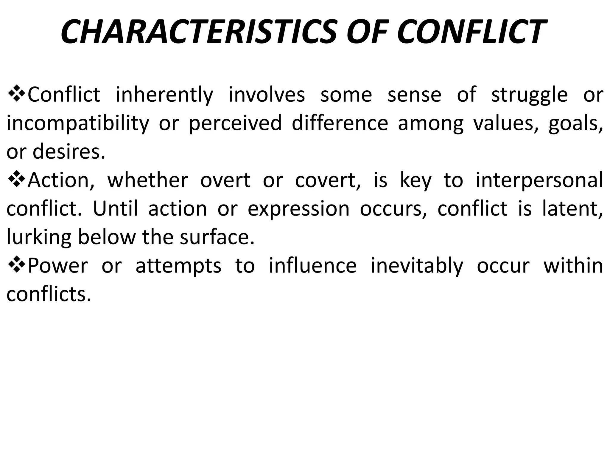 Conflict management | PPTX