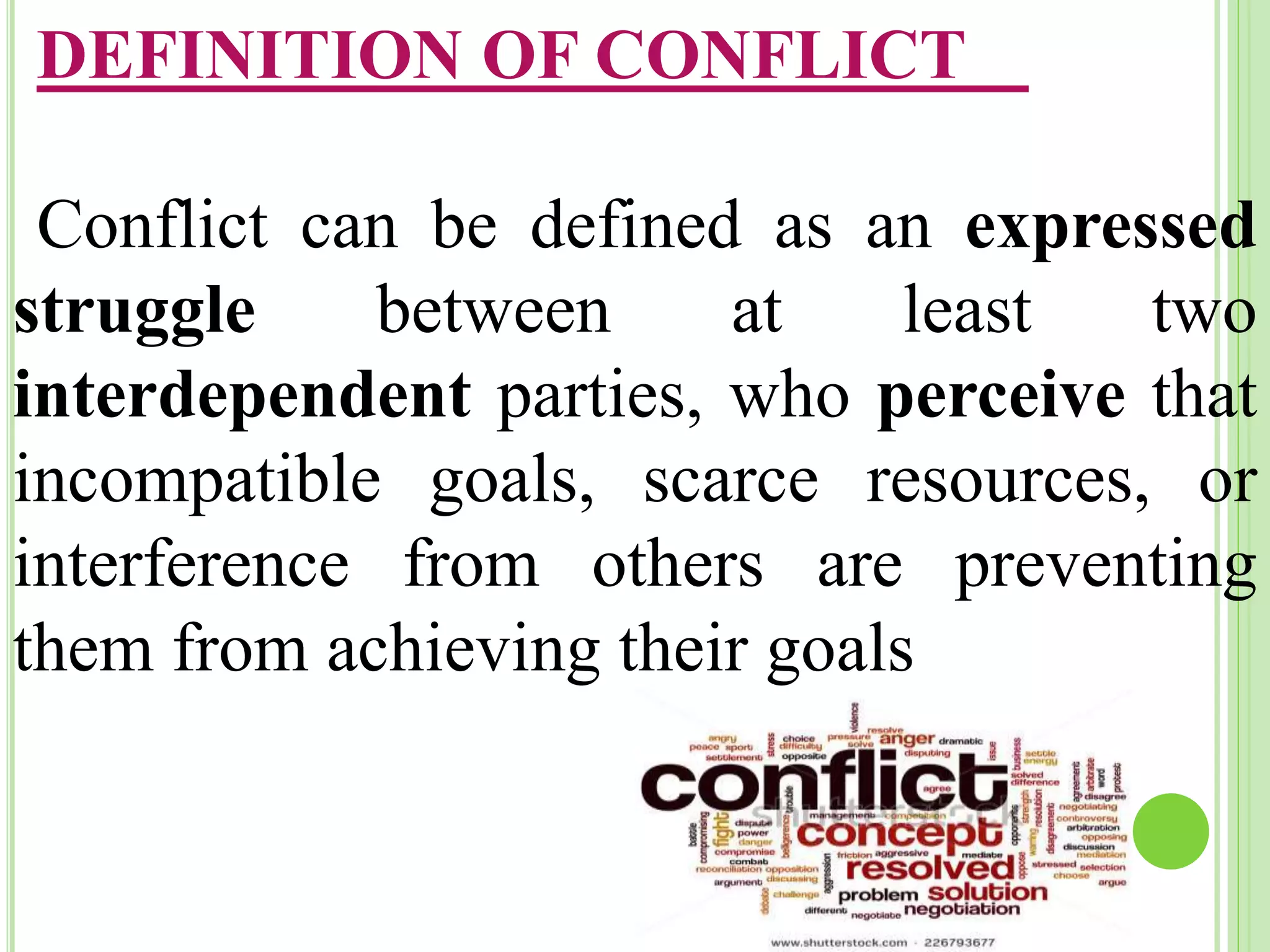 Conflict management | PPTX