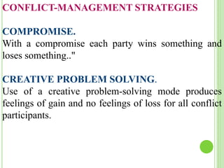 Conflict management | PPTX