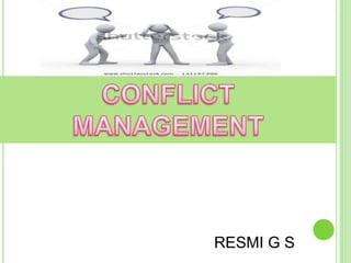 Conflict Management Ppt