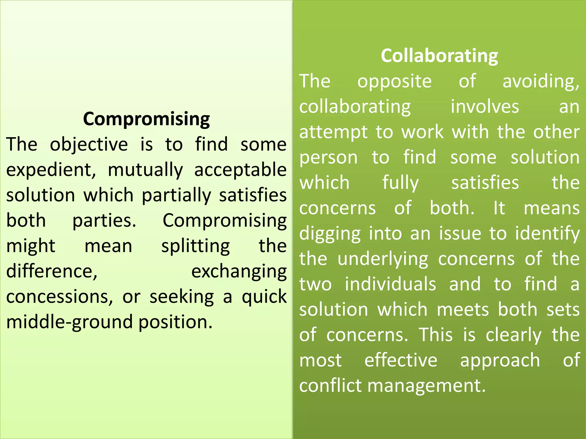 Conflict management | PPTX