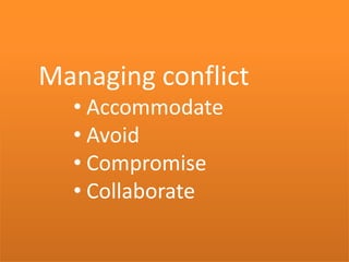 Conflict management | PPT