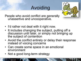 Conflict management | PPTX