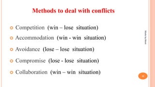 Conflict management | PPTX