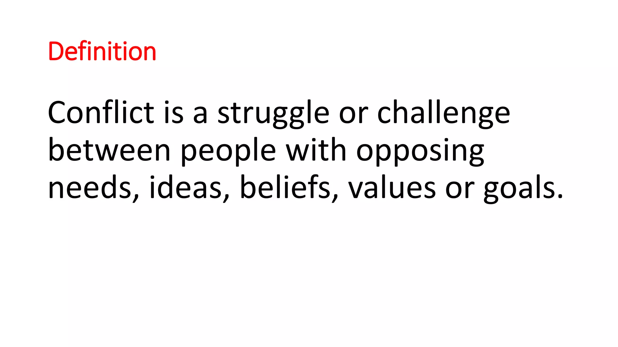 Conflict management | PPTX