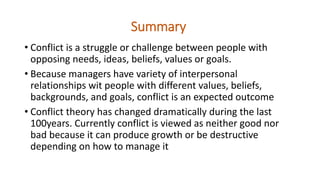 Conflict management | PPTX