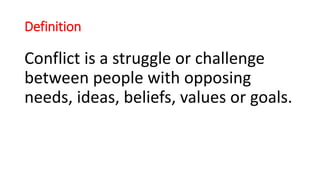 Conflict management | PPTX