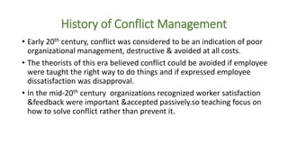 Conflict management | PPTX