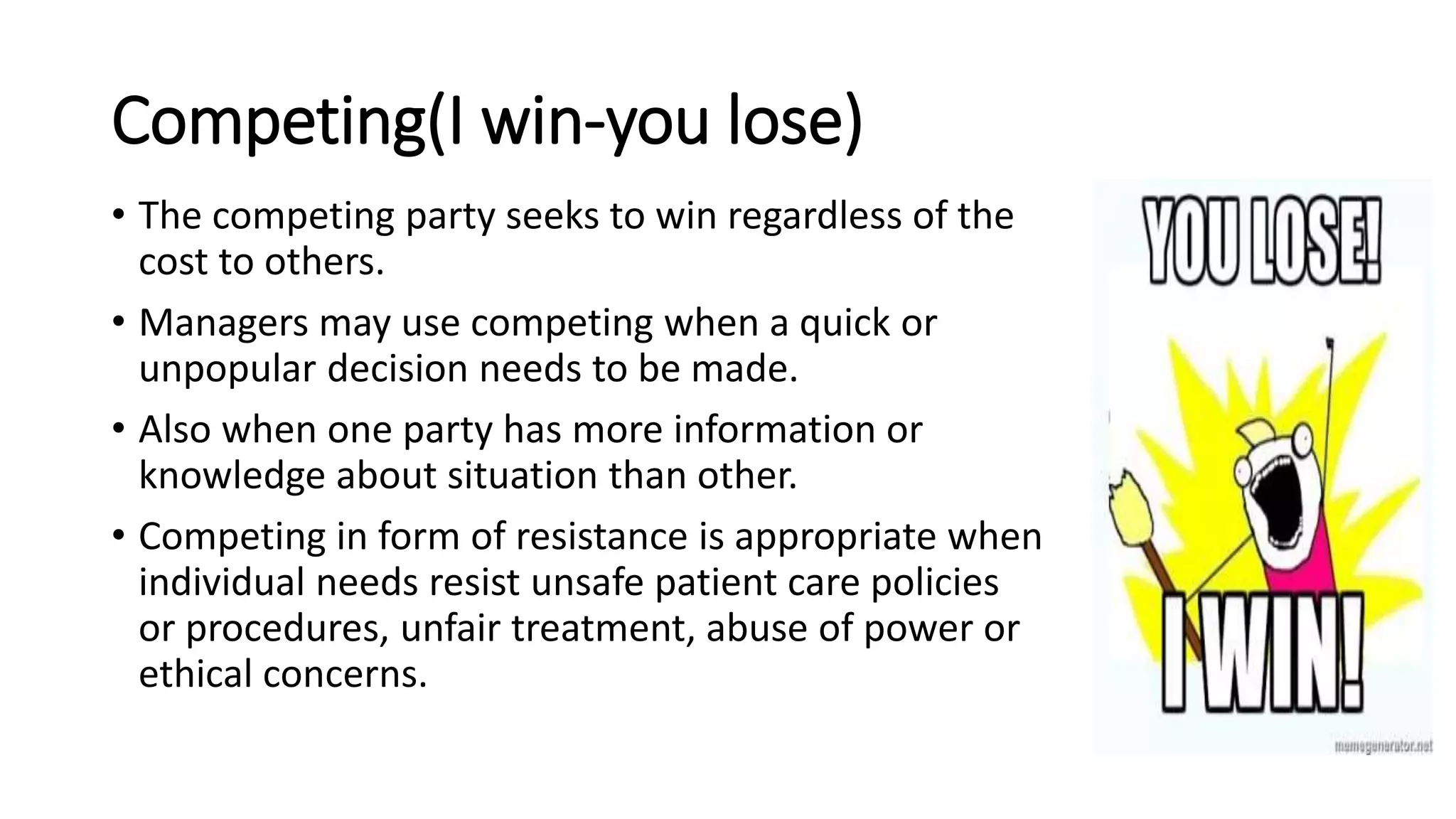 Conflict management | PPTX