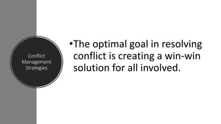 Conflict management | PPTX