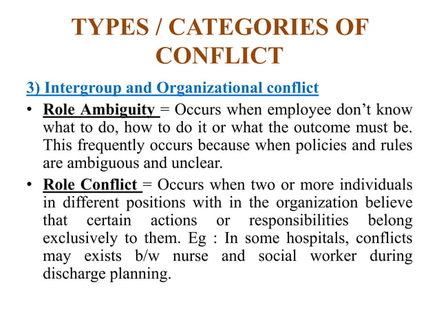 Conflict management in Nursing | PPTX