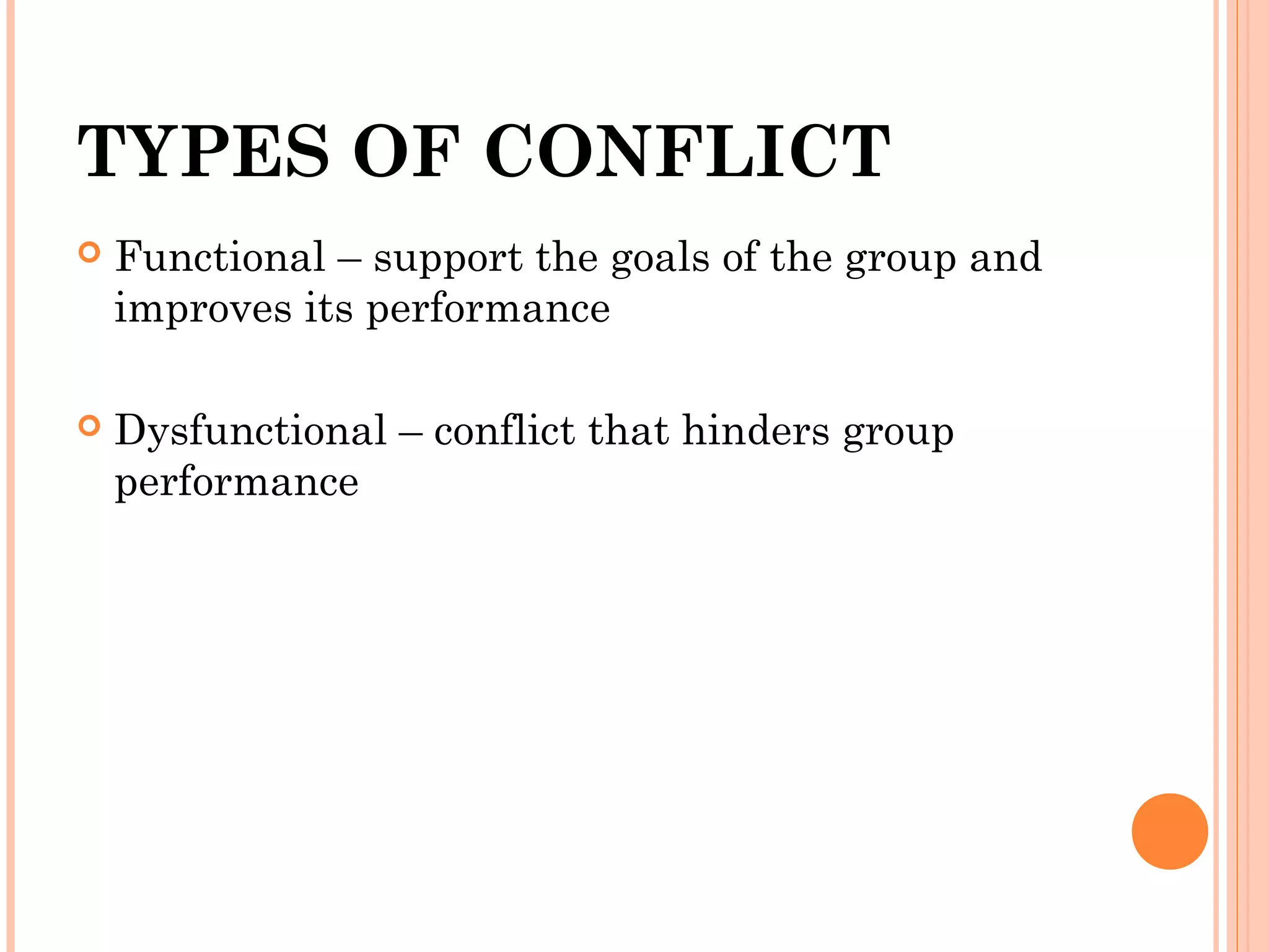Conflict management in an organization | PPT
