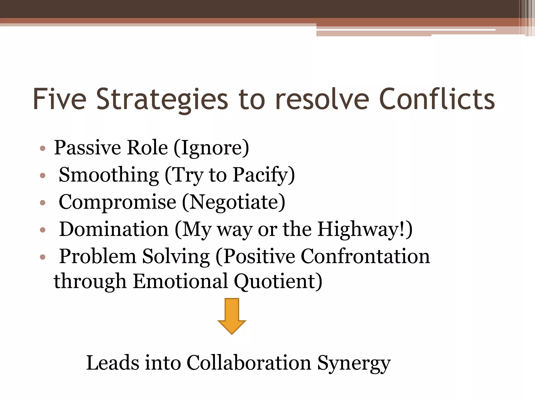 Conflict management | PPTX