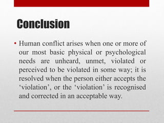 Conflict management | PPTX | Human Resources | Business