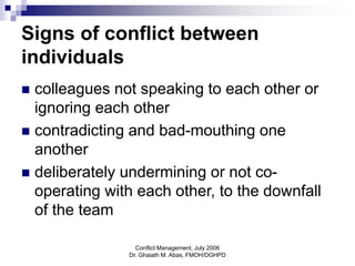 Conflict management | PPT
