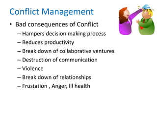 Conflict management | PPTX