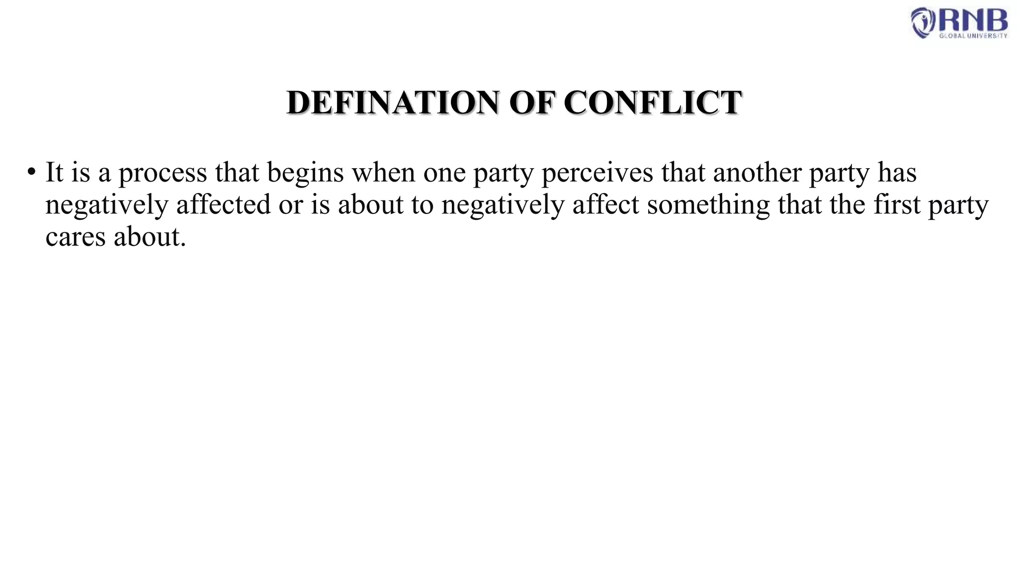 Conflict management | PPTX