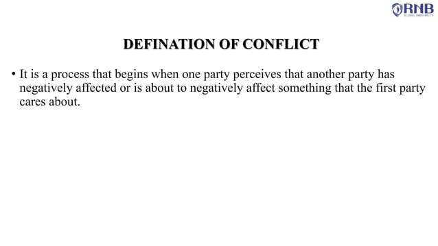 Conflict management | PPT