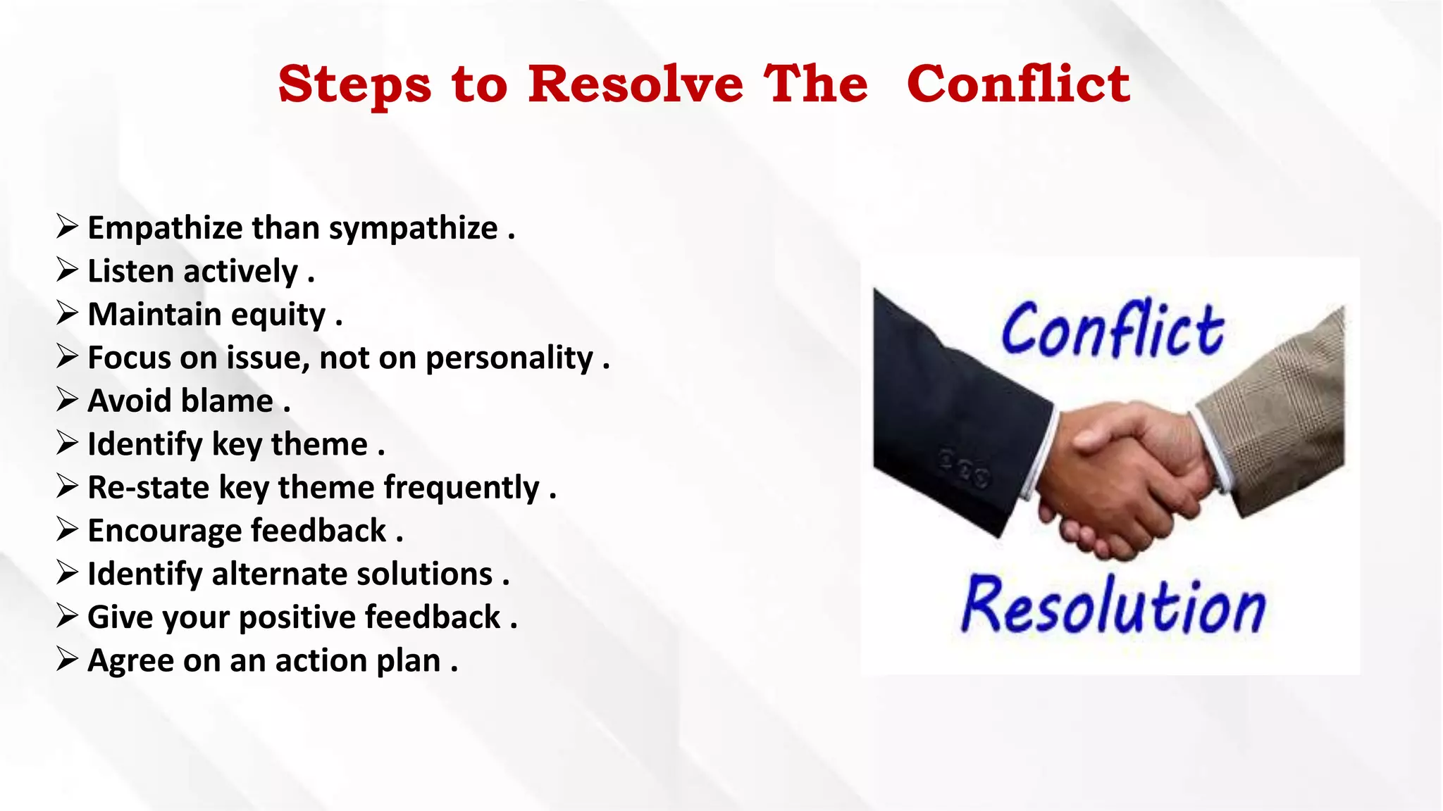 Conflict Management | PPTX