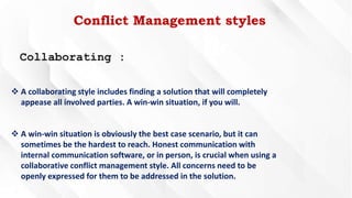 Conflict Management | PPTX