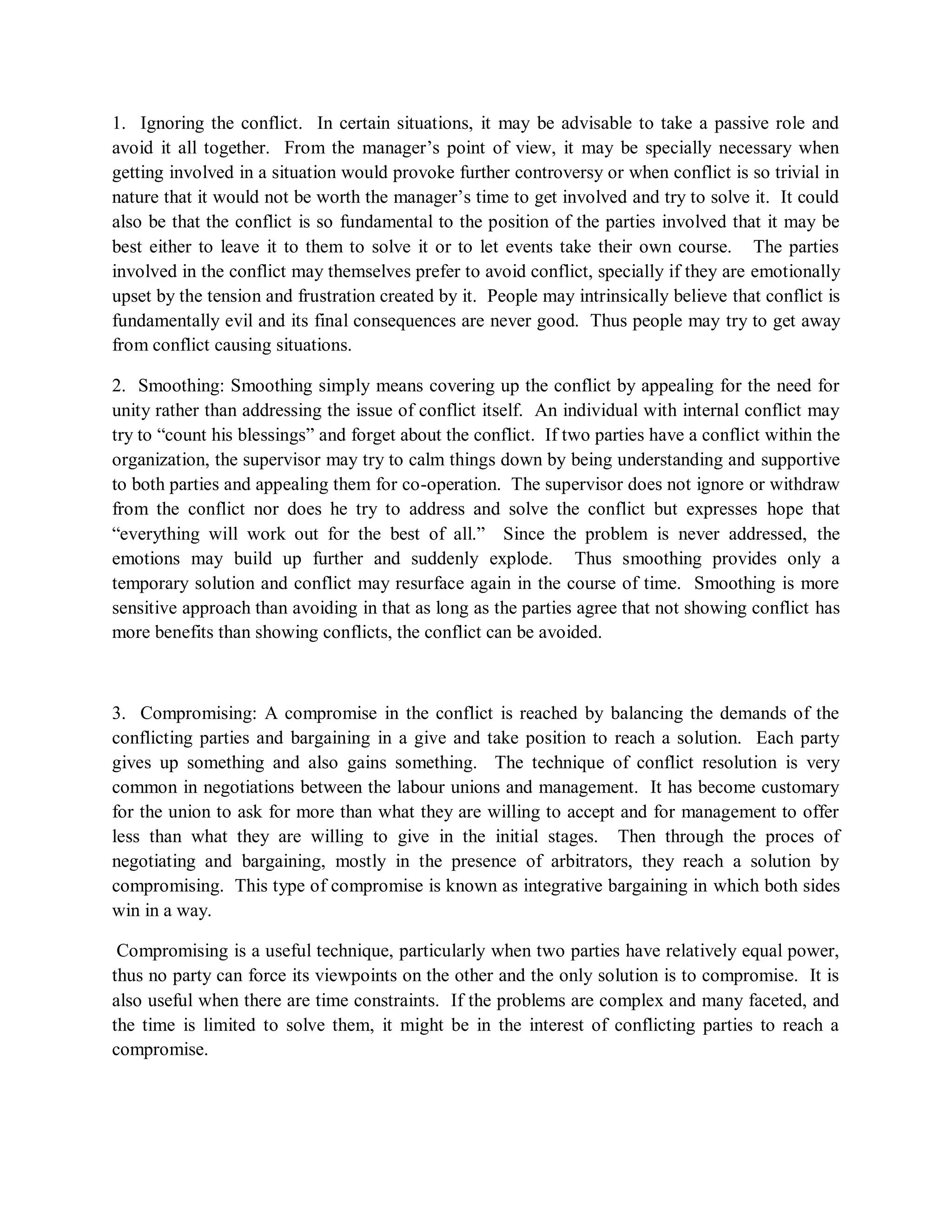 Conflict Management Pdf
