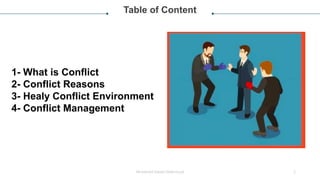 Conflict Management (what's it, reasons, conflict management) | PPT
