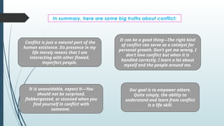 Conflict Management and Solutions by Dr. Pooja Jain | PPT