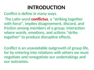 Human Resource Management- Conflict Management.ppt