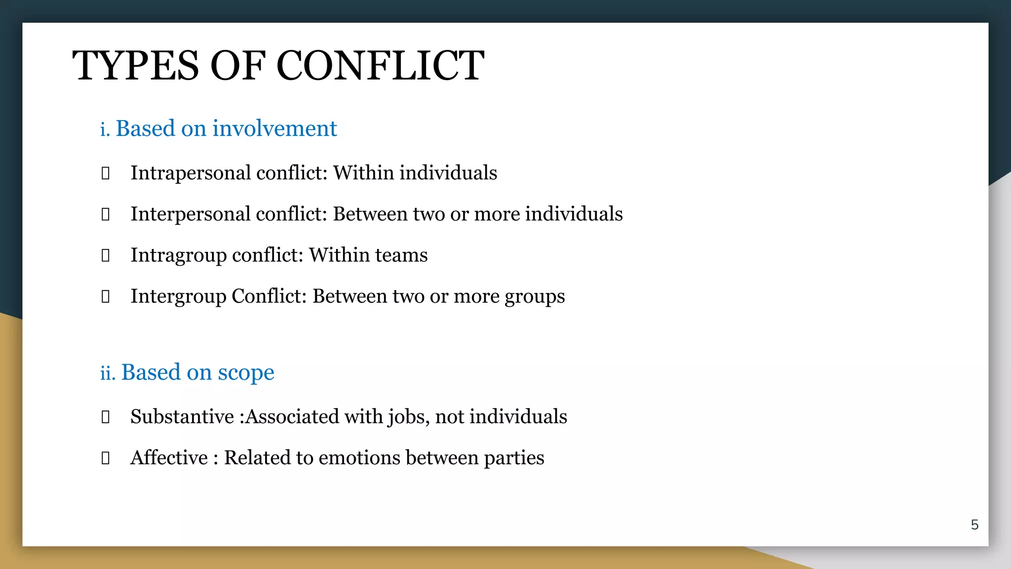 Conflict management: Issues, Challenges & Opportunities | PPT