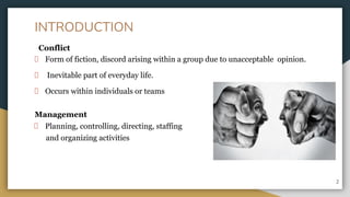 Conflict management: Issues, Challenges & Opportunities | PPT