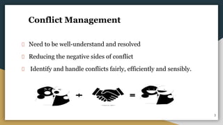 Conflict management: Issues, Challenges & Opportunities | PPT