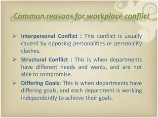 Conflict management presentation | PPT