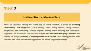 Conflict Resolution - Maintaining Peace at Workplace | PDF
