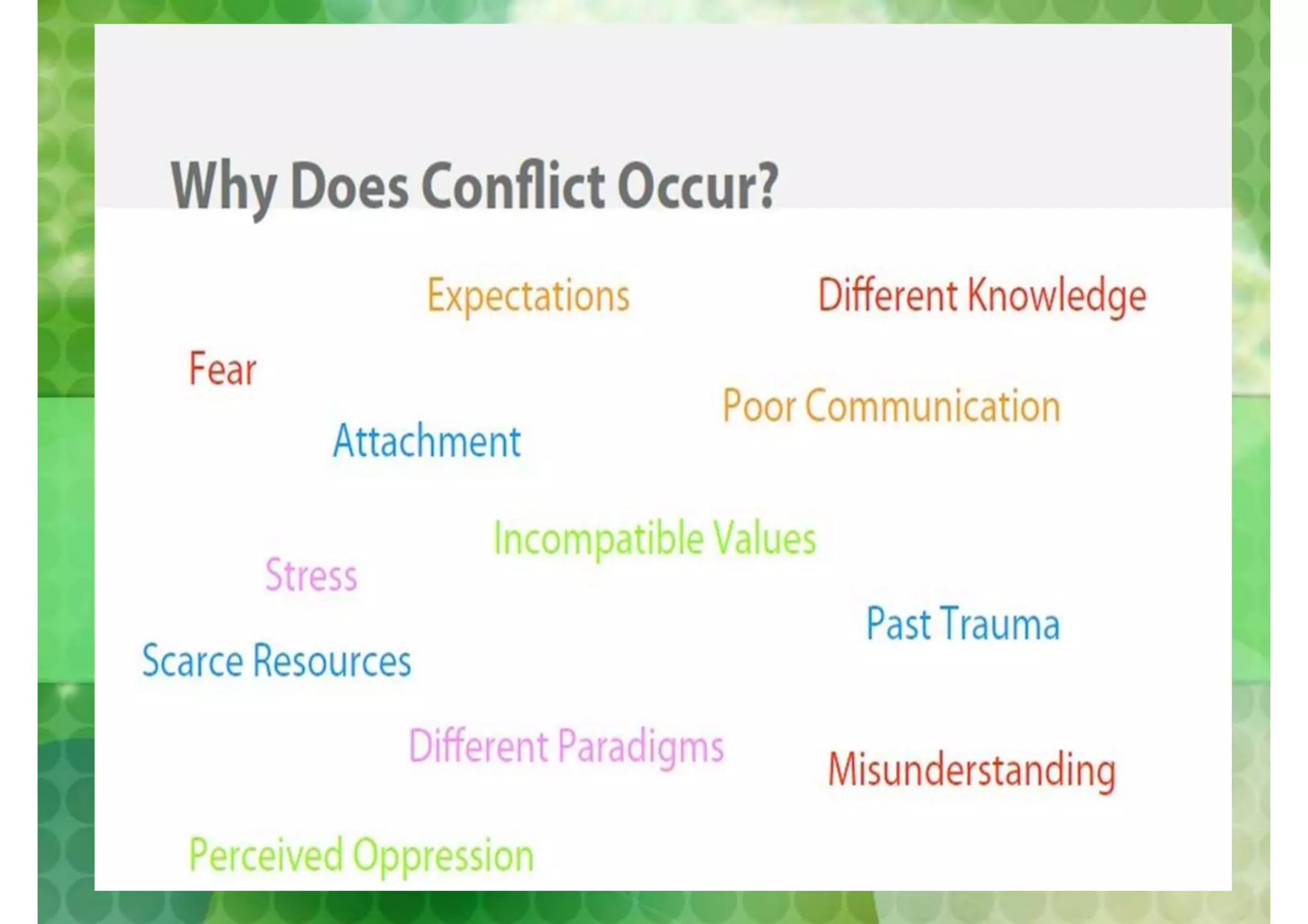 Conflict management psjlc | PPTX