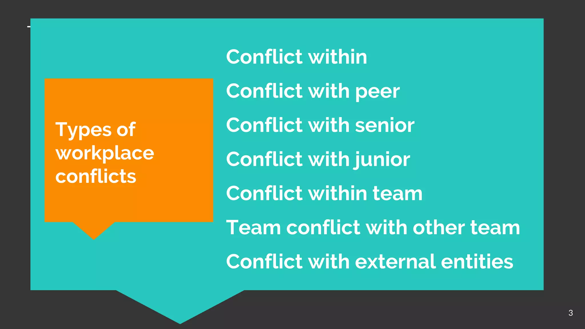 Conflict management - workshop material | PPTX