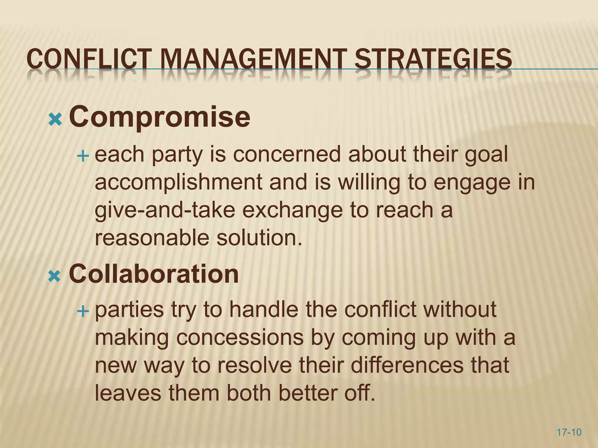 Conflict management 210420 | PPTX