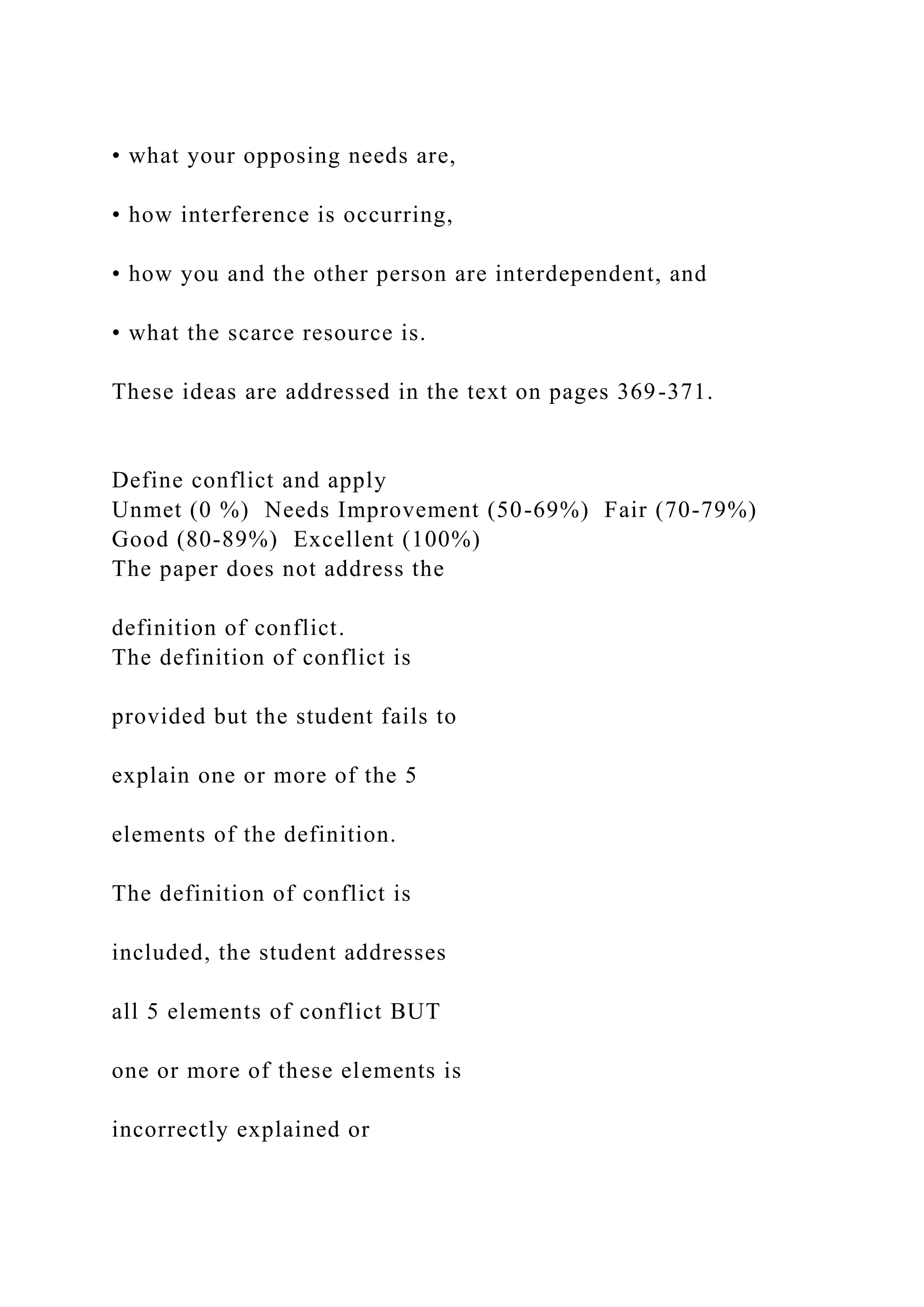 Conflict Management Analysis Writing Assignment 3 Chapter.docx